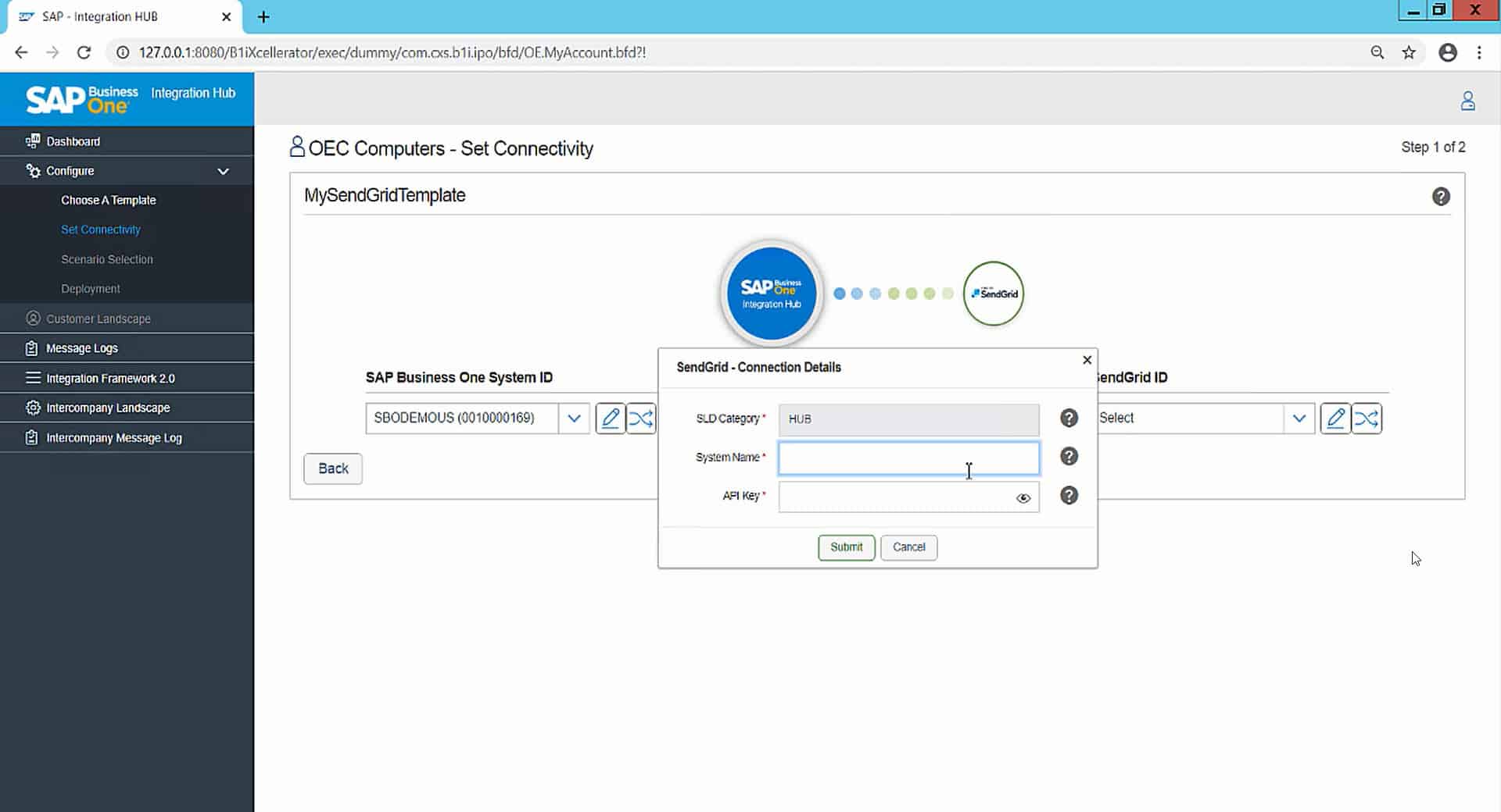 SAP Business One Integration Hub Connector Series - Part 6: SendGrid