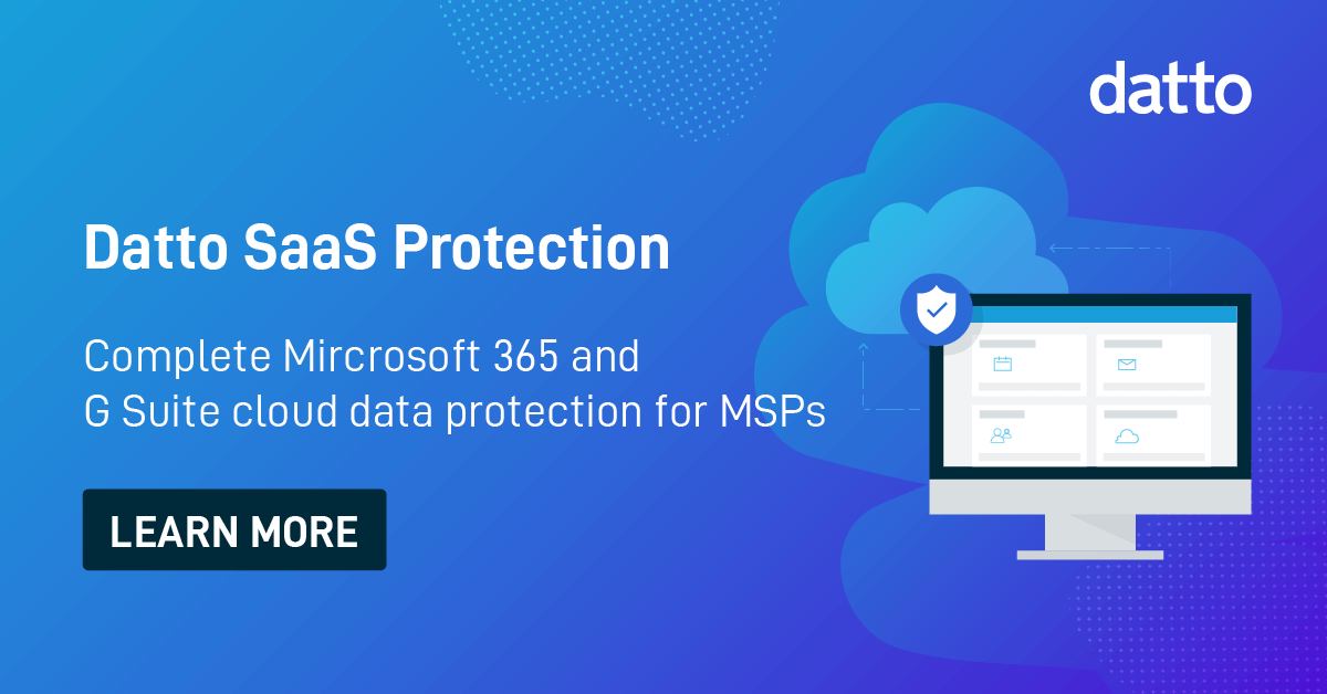 Datto SaaS Protection: How SMB Solutions Protects Cloud Services