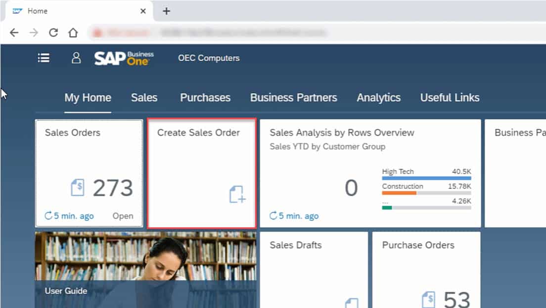 Using the SAP Business One Web Client - Part 1: Navigation and ...